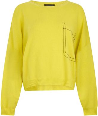 Fabiana Filippi Femme, Pulls, Jaune, Taille: 40 FR Tricots