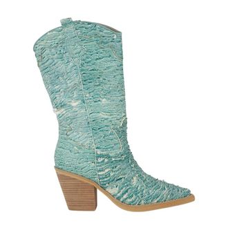 Alma En Pena Stiefelette mit Stickerei - - Shoes - Damen - Gr&uuml;n - 39 EU