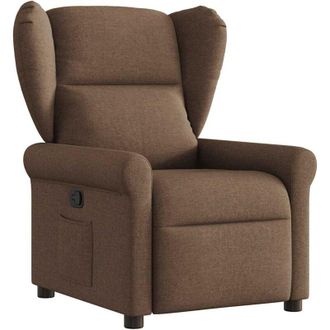 vidaXL Relaxsessel Braun Stoff Vidaxl