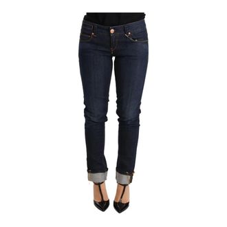 Acht Acht, Femme, Jeans, Bleu, Taille: W26 Low Waist Skinny Denim