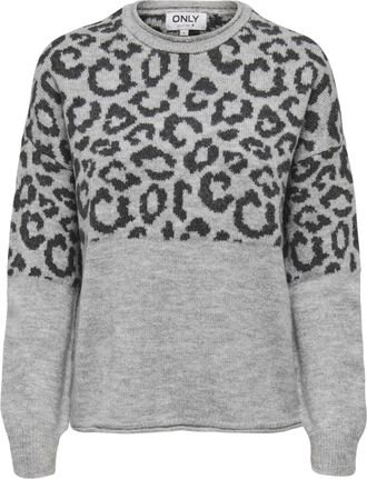 Only Onljade Animal Ls O-Neck KNT Noos
