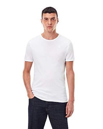G-Star Homme Lot De 2 T-Shirts Base, Blanc (White D07205-124-110), XXS