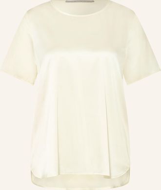 (The Mercer) N.Y. (The Mercer) N.Y. Blusensirt Aus Satin Mit Seide weiss