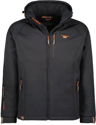 Geographical Norway Softshelljacke Herren - leichte wasserabweisende Übergangsjacke für Frühling (Wind jacke, 1-St., Outdoor Übergangs, Herbst Jacke, Regen Jacke) Mit Kap