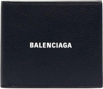 Balenciaga Grained leather bi-fold wallet Man One Size
