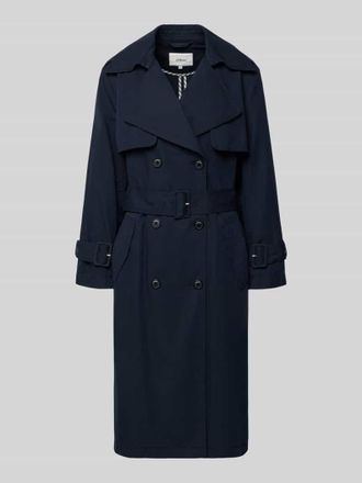 s.Oliver Red Label Regular Fit Trenchcoat aus Baumwoll-Lyocell-Mix