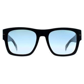 David Beckham Square Herren Schwarz Blau Gradient DB 7000/S