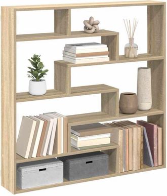 vidaXL W&uuml;rfelregal 7 F&auml;cher Sonoma-Eiche Holzwerkstoff vidaXL