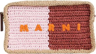 Marni Bicolor Raffia Mini Camera Bag