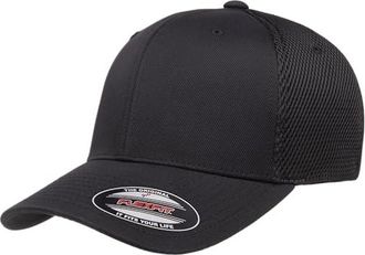 Flexfit Ultrafibre Airmesh Fitted Trucker Hat Chapeau, Noir, X-Large Mixte