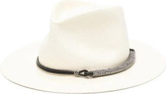 Brunello Cucinelli Monile Hut - - Accessories - Damen - Wei&szlig; - L