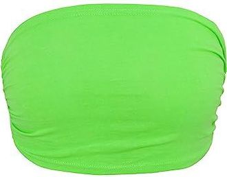 Urban Classics Haut Bandeau Fluo pour Femme, Disponible dans de Nombreuses Couleurs diff&eacute;rentes, Tailles XS &agrave; XL, Vert Fluo, XS