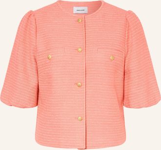 More & More More & More Boucl&eacute;-Jacke pink