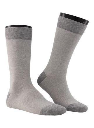 Boggi Milano Herren Socken grau Baumwolle & Mix