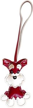 Generic ycezw Schnauzer Ornament - Pendentif pour chien, accessoire pour sacs | Custom Animal Charm avec anneau porte-cl&eacute;s et texture douce utilis&eacute;e comme acc