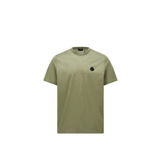 Moncler T-shirt en coton à logo vertical