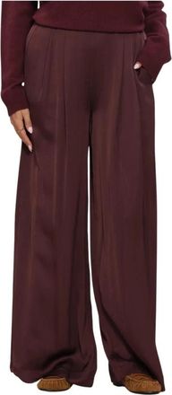 Simple Wv-Vis-26-3 Weite Hose - - Trousers - Damen - Rot - XS