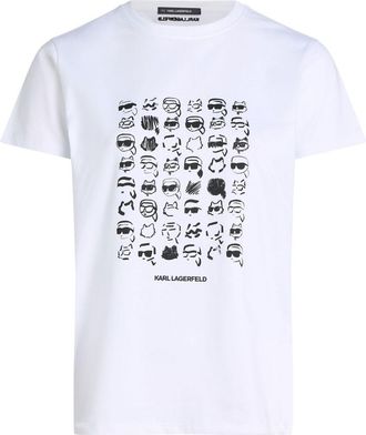 Karl Lagerfeld Ikon T-Shirt - Wei&szlig;