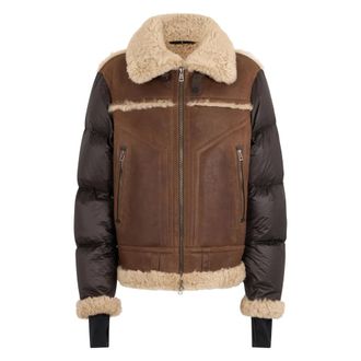 Moncler Argens Padded Jacket - - Jackets - Herren - Braun - 2XL
