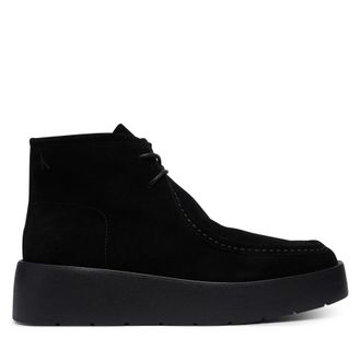 Calvin Klein Schn&uuml;rschuhe Calvin Klein Flatf Lace Up Apr Cut Boot HW0HW03273 Schwarz
