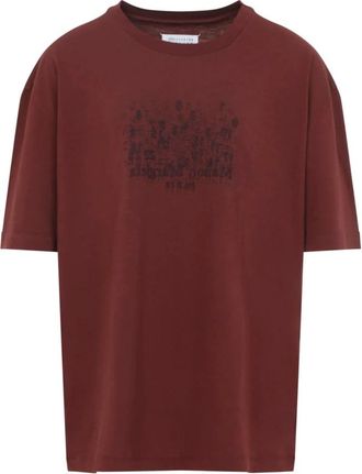 Maison Margiela Femme, Tops, Rouge, Taille: 40 FR T-Shirt