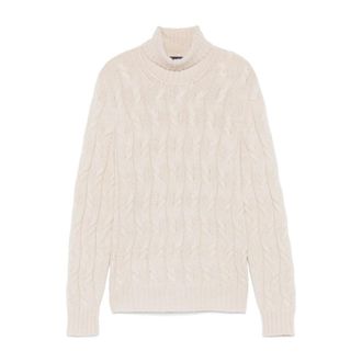Drumohr Wei&szlig;er Sweatshirt Aw24 - - Knitwear - Herren - Beige - XL