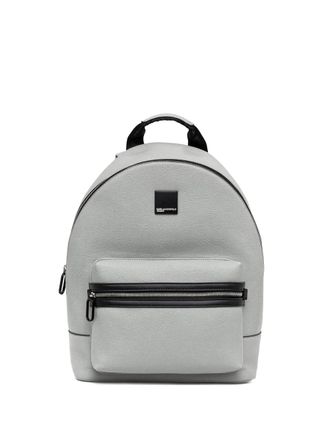 Karl Lagerfeld sac à dos à plaque logo - Gris