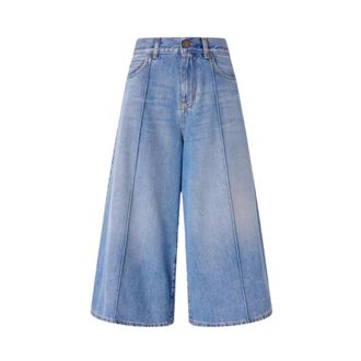 Pinko Pinko, Femme, Jeans, Bleu, Taille: W27 Burkina Bermuda