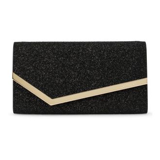 Jimmy Choo London Femme, Sacs, Noir, Taille: ONE Size Clutches