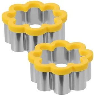 Aboofan Moule &Agrave; Biscuits En Acier Inoxydable Emporte-Pi&egrave;Ces Fleur Pour P&acirc;Tisserie Outil De Cuisson Multifonctionnel Pour G&acirc;Teaux OEUfs Et Biscuits