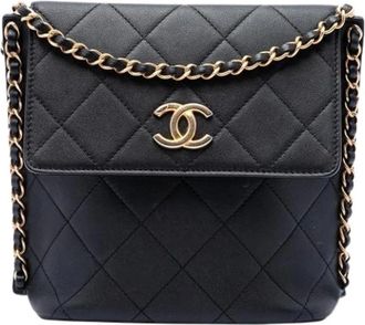 Chanel Sac bandouli&egrave;re matelass&eacute; Pre-owned - Femme - Pre-owned - Noir - Taille: ONE Size