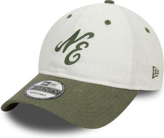 New Era New Era Cap Linen Script 920 Ne 60503545 Écru