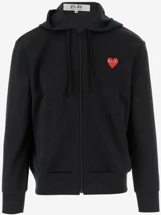 Comme Des Garçons Sweat à capuche en nylon comme Garcons avec logo