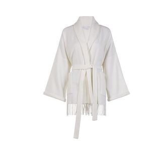 Laurence Tavernier Kurzer Wollponcho - Beige