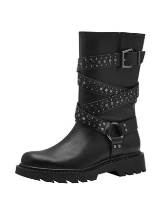 Tamaris Damen Stiefelette Vegan; BLACK, EU 38