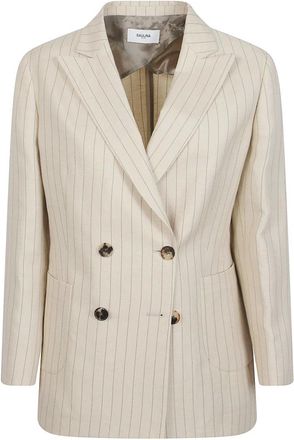Saulina Milano Saulina, Femme, Vestes, Beige, Taille: 40 FR Saulina Vestes