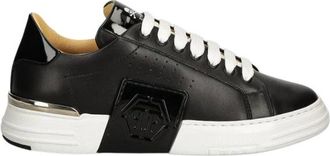 Philipp Plein Homme, Chaussures, Noir, Taille: 38 EU Hexagon Phantom Kicks