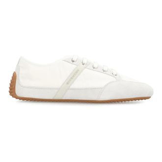 Givenchy Almond Toe Nylon Suede Sneakers - - Shoes - Herren - Wei&szlig; - 41 EU