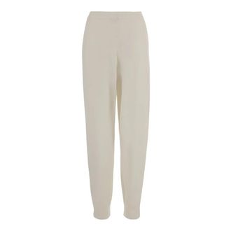 Allude Woll- und Kaschmirhose - - Trousers - Damen - Wei&szlig; - XS