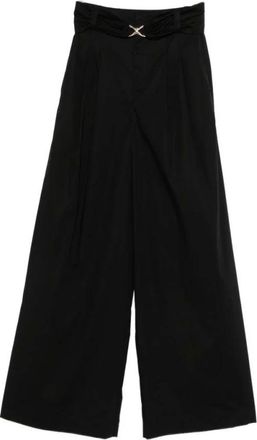 Twinset Femme, Pantalons, Noir, Taille: 40 FR Pantalon Palazzo
