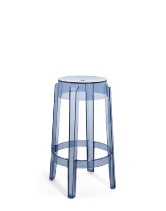 Kartell Charles Ghost, Barhocker, 2 St&uuml;ck, H 65 cm, Puder