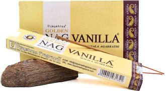 Anemone Anemone - Enecens Vijayshree Golden Premium - Nat&uuml;rliche und holzige St&auml;bchen - Packung mit 15g Dosen (vanille, 3 Schachteln)