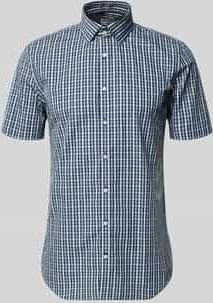 Jake*s Slim Fit Business-Hemd aus Baumwolle mit Kentkragen