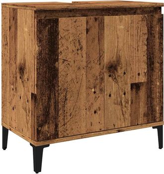 Generic Waschbeckenunterschrank Mit Viel Stauraum, Waschtischunterschrank, Unterschrank F&uuml;r Waschbecken, Badezimmer Unterschrank, Schwarz,58x33x60 cm, Holzwer