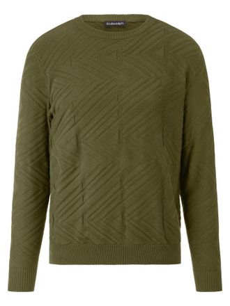 Louis Sayn Rundhals-Pullover Louis Sayn gr&uuml;n