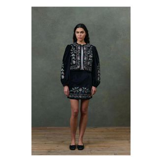 Louise Misha Jupe Mae Velours - Collection Femme Louise Misha