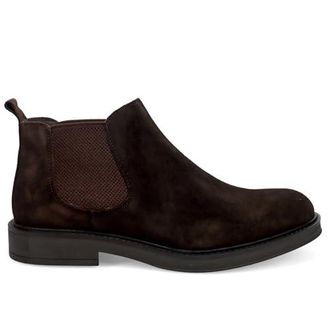 Sangiorgio Bottines pour homme BEATLES SUEDE MORO en daim T&ecirc;te de m&ucirc;re - AMA04 Daim T.MORO - Taille 41, marron, 41 EU