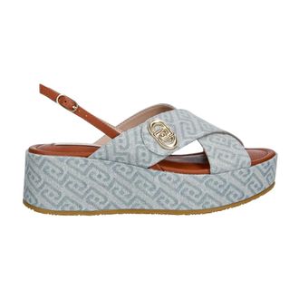 Liu Jo Femme, Chaussures, Bleu, Taille: 38 EU Flo 03 Sandales