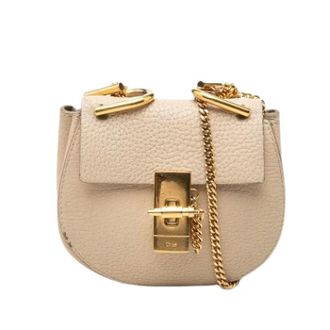 Chlo&eacute; Pre-owned The Drew Shoulder Bag - - Pre-owned - Damen - Beige - ONE SIZE