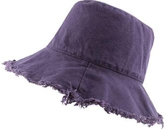 Generic Chapeau femme chapeau couleur soleil &eacute;l&eacute;gant plage d&eacute;contract&eacute; dame p&ecirc;cheur mode chapeau casquette casquettes de baseball chapeau seau deux, violet, T